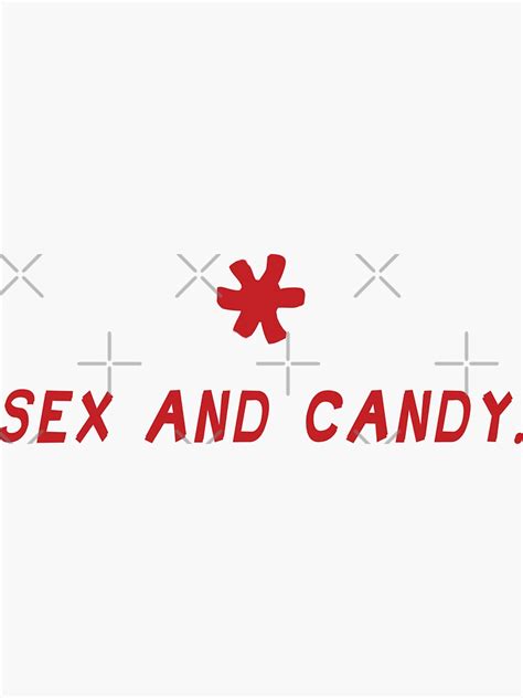 Sex And Candy Marcy Playground Minimal Design Sticker By