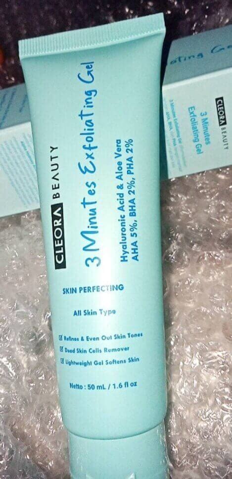 Cleora Beauty 3 Minutes Exfoliating Gel SKINCAPEDIA