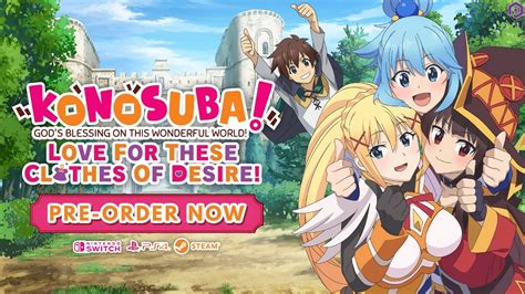 Konosuba Gods Blessing On This Wonderful World Love For These