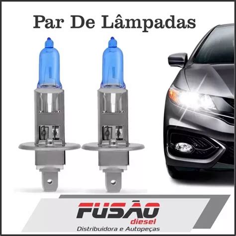 Par De Lâmpadas Halógena H Super Branca v w Gl h Parcelamento sem juros