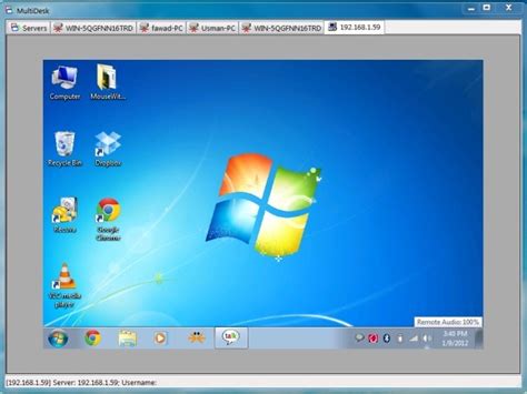 Multidesk Connect To Multiple Remote Desktops In A Tabbed Interface