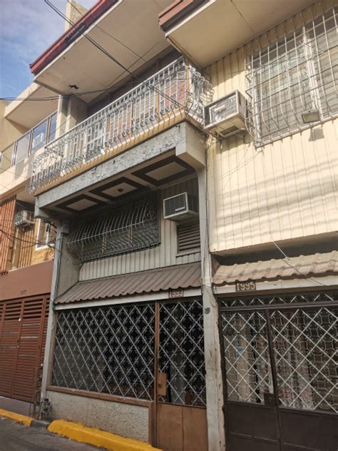 Sta Cruz Manila 74 Sqm 3 Storey Manila House And Lot For Sale Tayuman