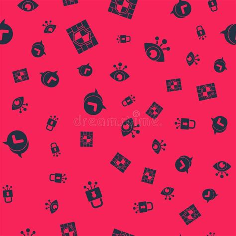 Set Cyber Security Shield With Brick Wall Check Mark In Speech Bubble