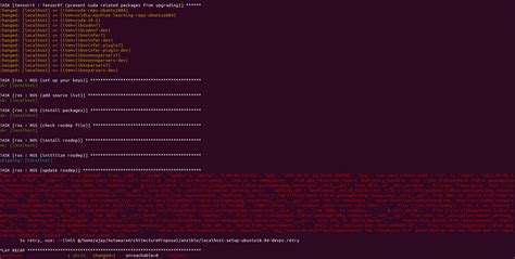 Run Setup Ubuntu18 04 Sh Fail · Issue 120 · Tier4 Autowarearchitectureproposal Proj · Github