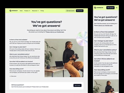 Frequently Asked Questions Faqs — Untitled Ui By Jordan Hughes® On Dribbble