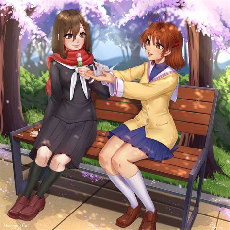Ayano Tateyama X Furukawa Nagisa By W33pingcat On Deviantart