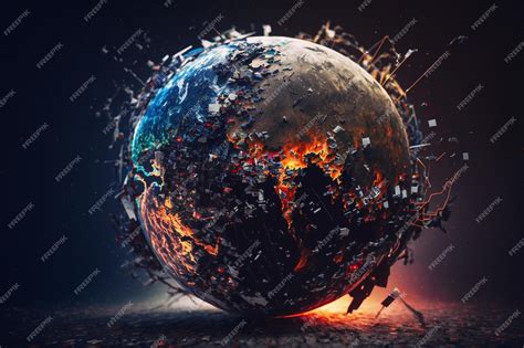 Premium Photo Digital Cyber Planet Earth Concept Ai Has Taken Over The Earth Big Date And