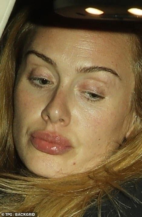 Adele Reveals Her Very Plump Lips On Dinner Date With Beau Rich Paul