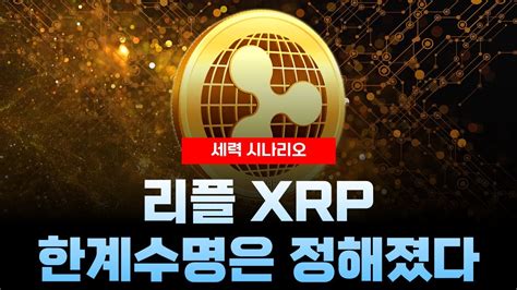 리플코인 한계수명은 이미 정해져 있다 Youtube