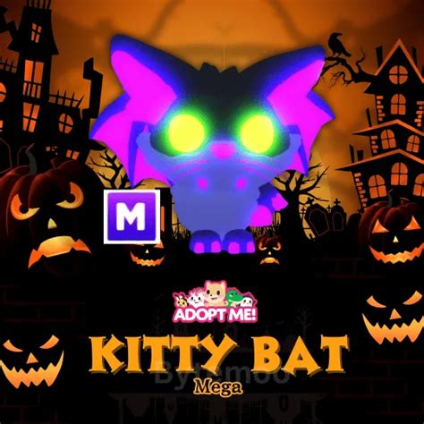 Mega Kitty Bat Adoptme Roblox Game Item Gameflip