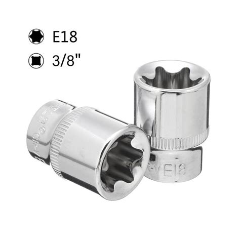 5pcs E18 3 8 Inch Torx Star Bit Sockets Set Hand Repair Tools 3 8