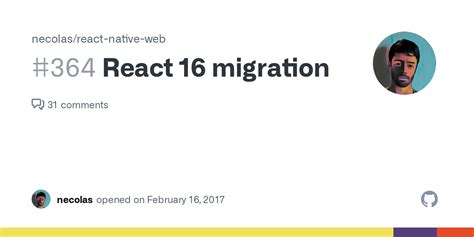 react 16 migration · issue 364 · necolas react native web · github