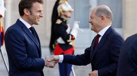 Macron Et Scholz Un Déjeuner Constructif Pour Dissiper Le Coup De