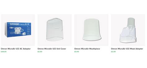 Accessories for the Omron MicroAir U22 - Evergreen Nebulizers