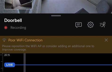 poor wi fi signal warning but also says “connection is great ” r