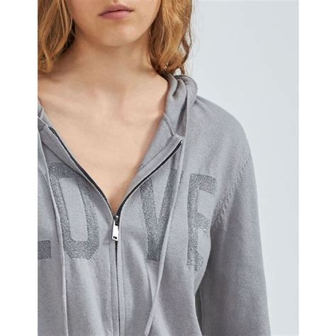 Shop Ikks Knit Cardigan Jacquard Slogan Front And Back Online In Lebanon