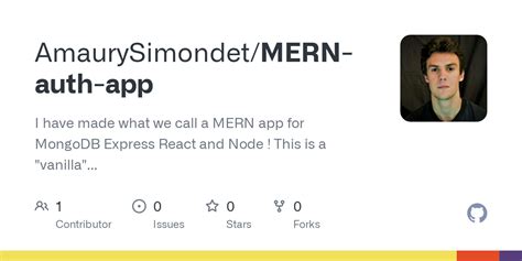Github Amaurysimondetmern Auth App I Have Made What We Call A Mern App For Mongodb Express