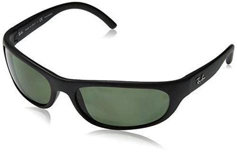 Ray Ban Mens Rb4033 Predator Rectangular Sunglasses Matte Black