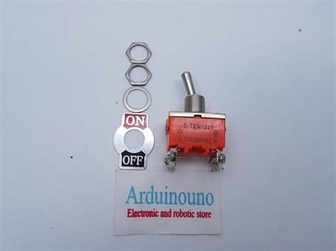Jual Goodseller Saklar Toggle Switch DPDT E TEN 4 Kaki 1221 15A 250V On