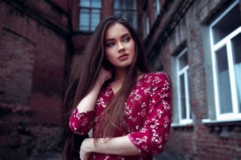 Wallpaper Alina Cortez Yura Warner Model Portrait Depth Of Field