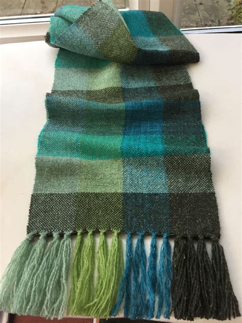 Cashmere Silk And Lambs Wool Scarf Woven On My Rigid Heddle Rigid
