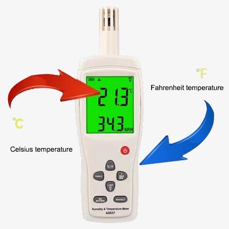 Portable Backlight Humidity Temperature Meter Sisco Com