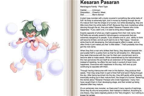 Kenkou Cross Kesaran Pasaran Kesaran Pasaran Monster Girl Encyclopedia Monster Girl