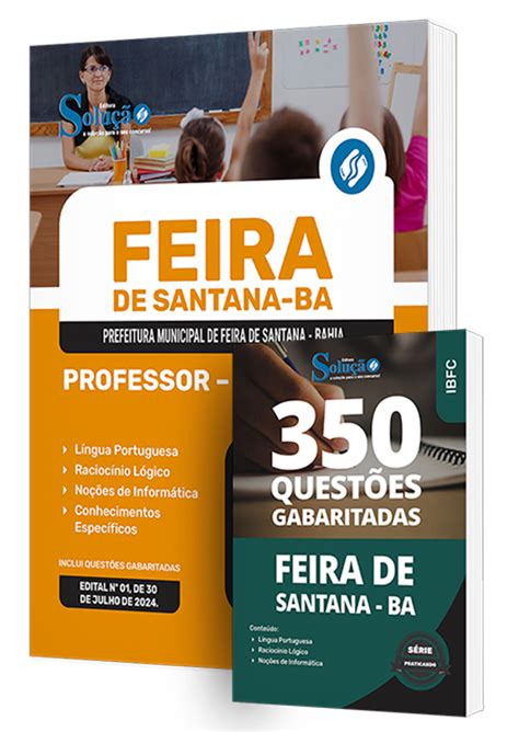 Combo Prefeitura De Feira De Santana Ba Professor Pedagogia