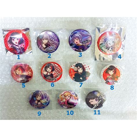 Bang Dream 少女樂團派對 吊飾 徽章 美竹蘭 友希那 今井莉莎 冰川紗夜 周邊出清 蝦皮購物