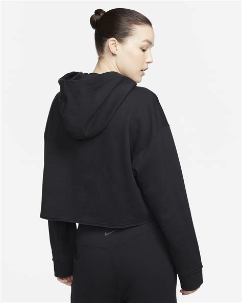Nike Yoga Luxe Womens Cropped Fleece Hoodie Nike Lu