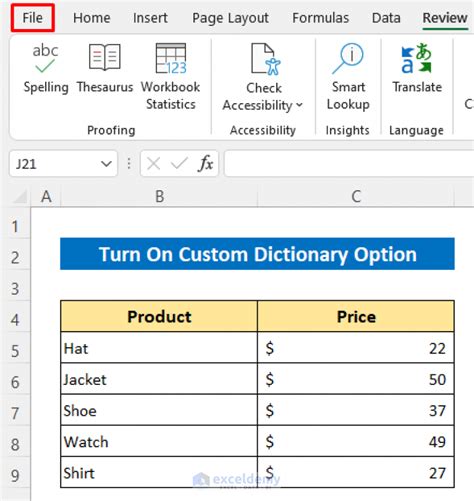 Fixed Spell Check Is Not Working In Excel 4 Solutions Exceldemy