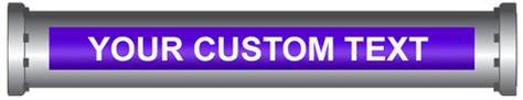 Custom Printed Pipe Marking Labels