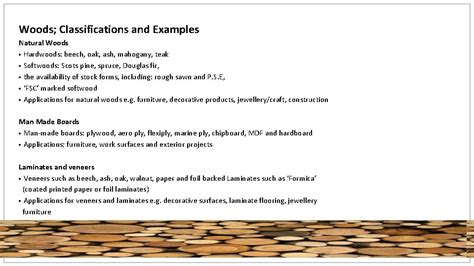 Woods Classifications And Examples Natural Woods Hardwoods Beech