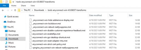configure anyconnect lockdown and hide anyconnect from the add remove program list for windows