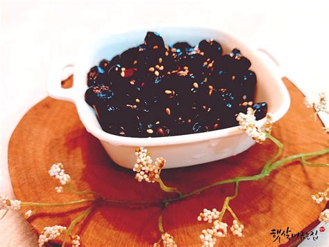 검은 콩자반 착상에 좋은음식 백종원 서리태 콩장조림