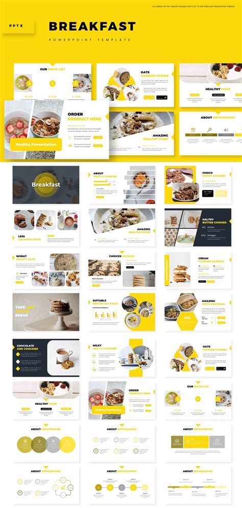 Breakfast Powerpoint Presentation Template Keynote Template