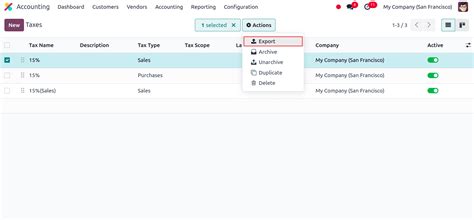 How To Import Chart Of Accounts Journals And Taxes In Odoo 17