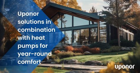 🏡 Uponor Has Played A Role In Fostering The Heat Pump Market Growth Offering Solutions That