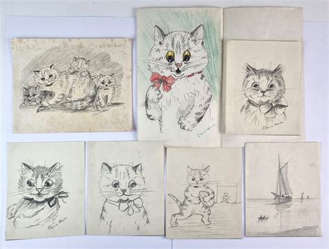 Lot 1028 Wain Claire Original Pencil Drawings By