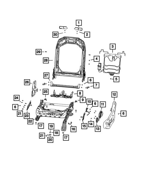 2024 2025 Jeep Seat Bracket 68640130aa My Mopar Parts