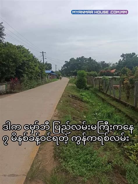 မှော်ဘီမြို့ ၊ညောင်ပင်သာယာကျေးရွာ လမ်းပမ်းဆက်သွယ် ရေးကောင်းမွန်ပြီး