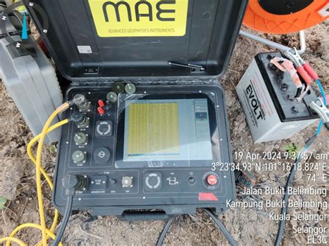 Muhd Che Ros Mohamed On Linkedin 184 194 2024 Doing 2d Ert Using Mae At Bukit Belimbing With