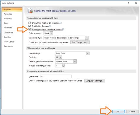 How To Add The Developer Tab To The Ribbon Excelhub