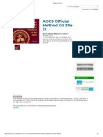 AOCS Official Method CD 29b-13 | PDF | Fat | Ester