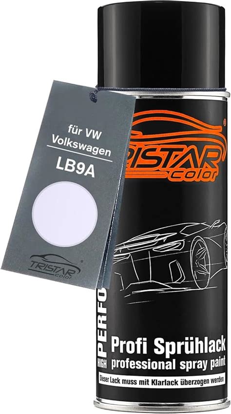 TRISTARcolor Autolack Spraydose für VW Volkswagen LB9A Candyweiss Candy White Basislack