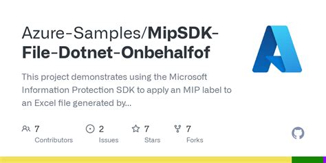 Github Azure Samplesmipsdk File Dotnet Onbehalfof This Project