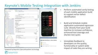 Continuous Mobile Testing Using Jenkins A How To Guide PPT