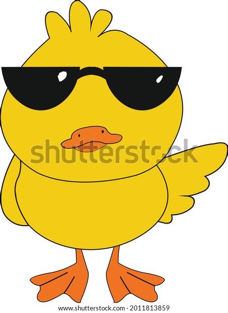 27 Yellow Duck Sunglasses Smile Stock Vectors And Vector Art Shutterstock