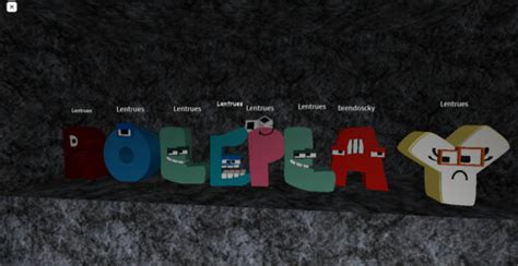 Alphabet Lore 3d Roleplay Roblox