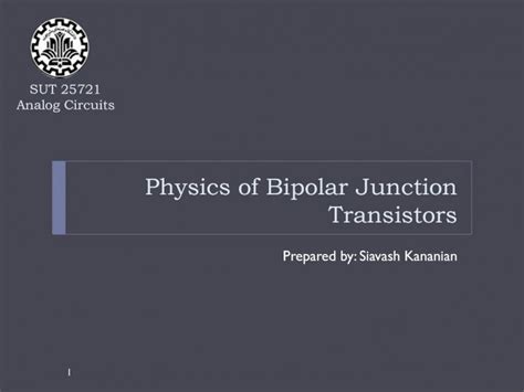 Pdf Physics Of Bipolar Junction Transistorspdf Dokumentips